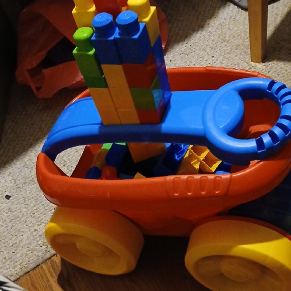 Toys | Colorful Building Blocks Wagon For Kids | Poshmark